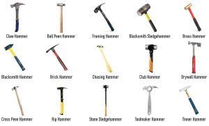 Exploring 57 Different Types of Hammers (With Pictures) - ToolsGearLab